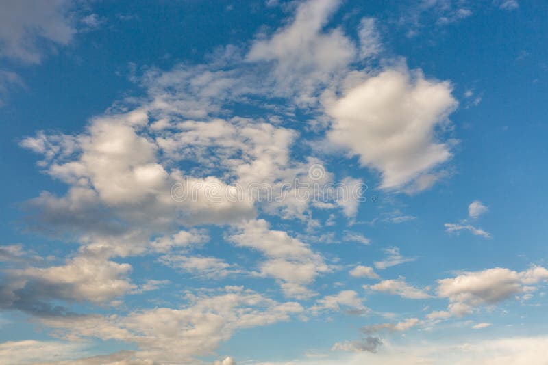 Dramatic Cloudscape with Blue Sky and Clouds Stock Image - Image of ...