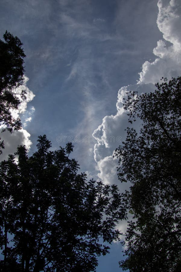 Dramatic Cloudscape Over Landscape Stock Image - Image of aweinspiring ...