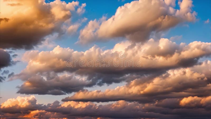 Dramatic Cloudscape at Sunset Stock Footage - Video of clouds, gloomy: 347188126
