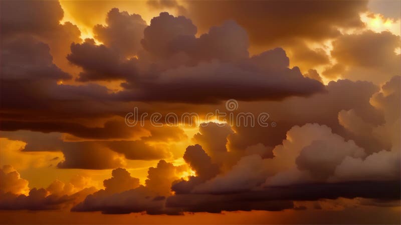 Dramatic Cloudscape at Sunset Stock Video - Video of moody, environmental: 319220371