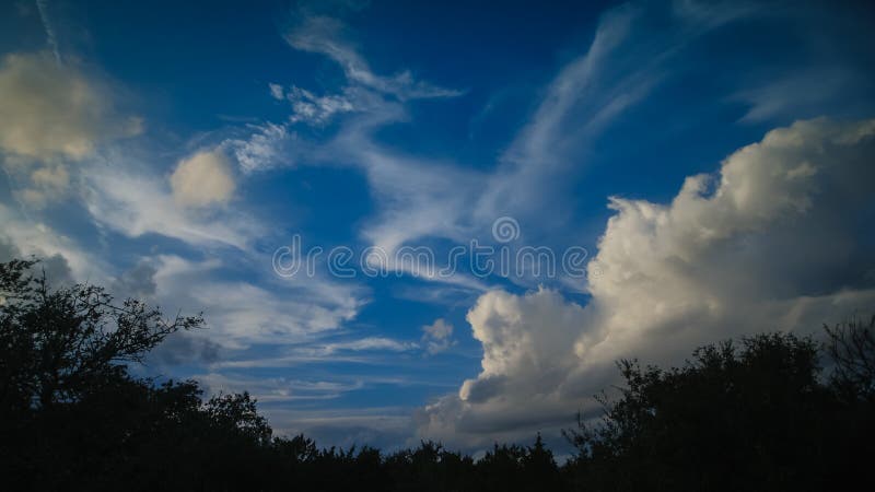 A Dramatic Cloudscape at Twilight Stock Image - Image of amazing, cloud ...