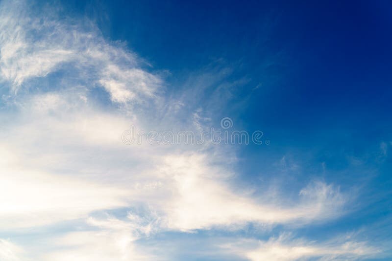 Dramatic Cloudy Blue Sky in Day Time Stock Photo - Image of landscape ...