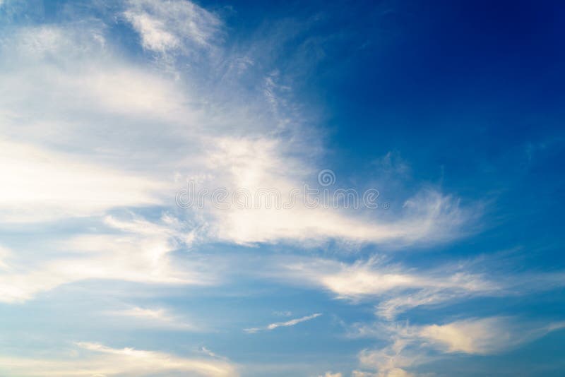 Dramatic Cloudy Blue Sky in Day Time Stock Photo - Image of natural ...