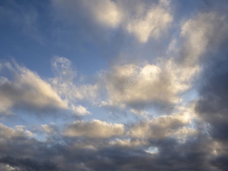 Dramatic Cloudy Sky. Nature Background for Design Stock Image - Image ...