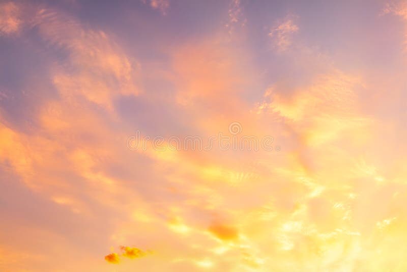 Dramatic Cloudy Sky at Sunset or Sunrise Stock Image - Image of sunray ...