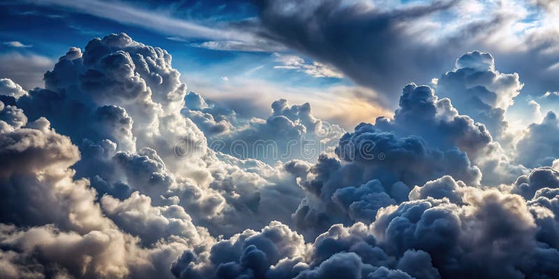 Dramatic Cloudy Sky Texture Background a Seamless HighQuality Image for ...