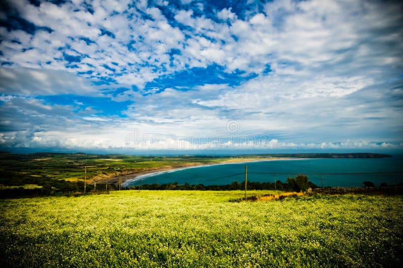 Dramatic coastline stock image. Image of horizon, outside - 6871093