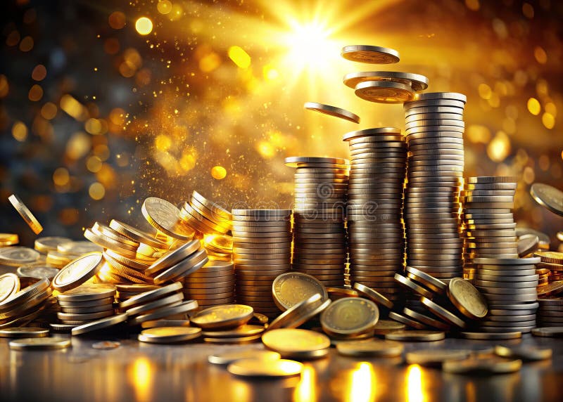 Dramatic Coin Toss a Stunning Visual Representation of Financial ...