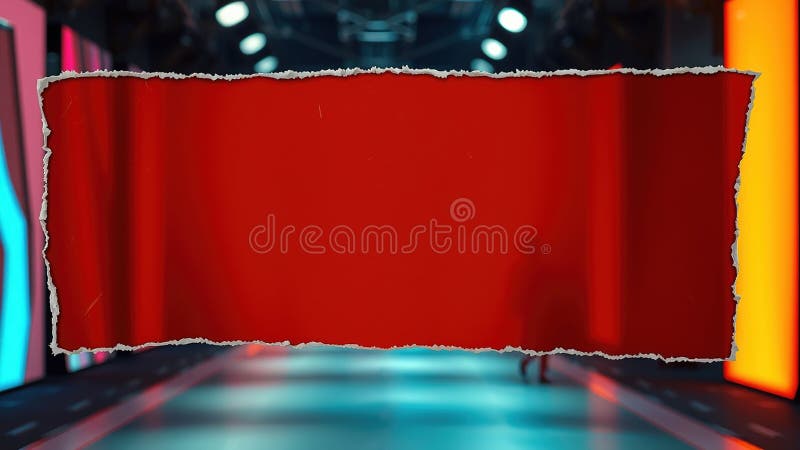 A Dramatic and Colorful Torn Poster Design HighQuality Visuals ...