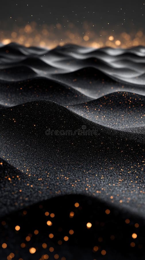 Dramatic Contrast of Black and Gold Textures for Striking Graphic ...