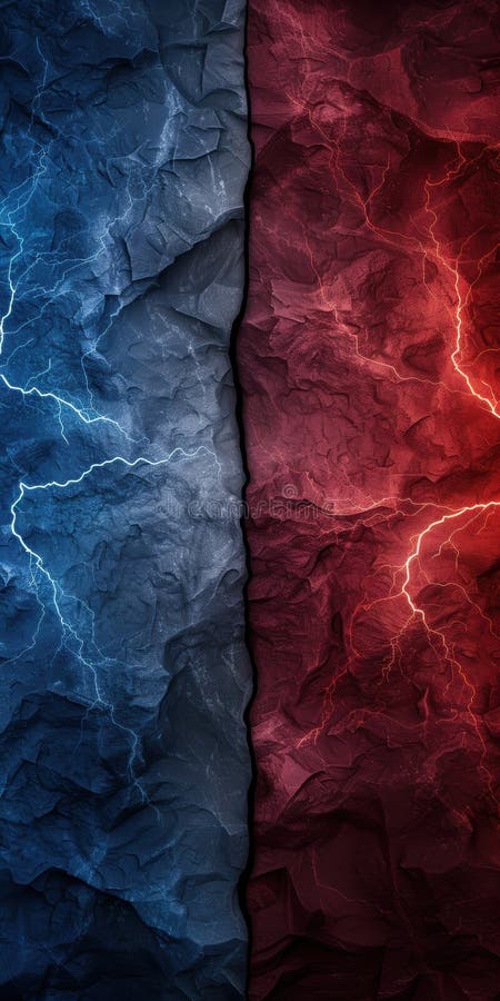 Dramatic Contrasting Textures and Colors Stock Illustration ...