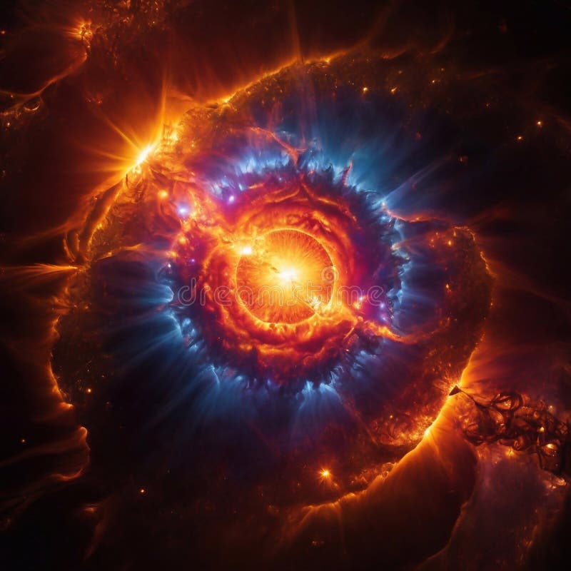 A Dramatic Cosmic Scene Unfolds with an Explosive Solar Flare Erupting ...