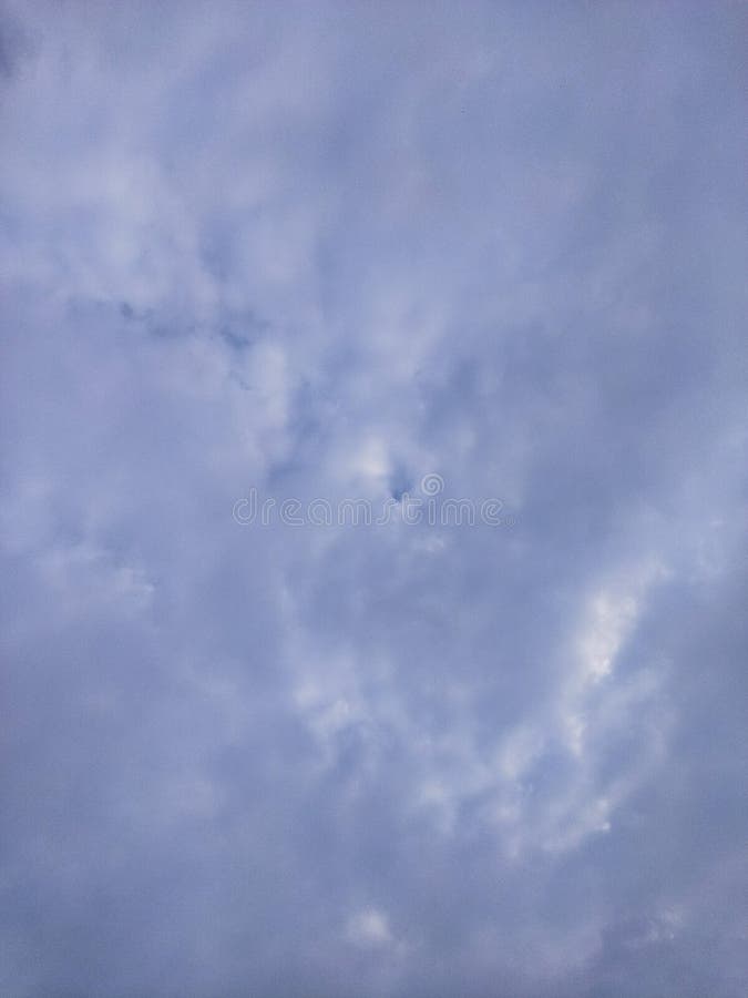 Dramatic Cumulus Clouds Captured in the Portrait Stock Photo - Image of ...