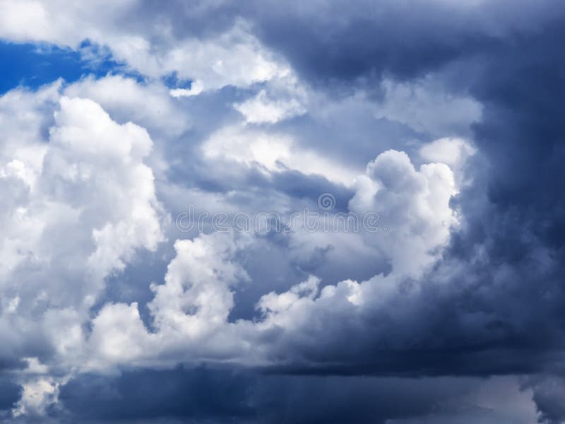 Dramatic cumulus clouds stock photo. Image of cumulus - 57709826