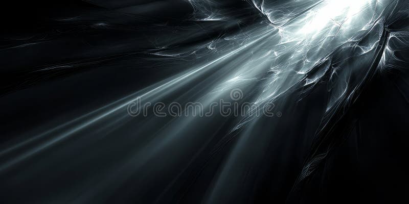 A Dramatic 3D Background with an Intense Light Beam Cutting through ...