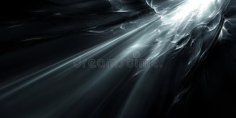 A Dramatic 3D Background with an Intense Light Beam Cutting through ...