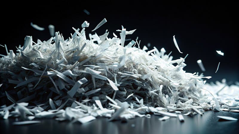 Dramatic 3D Black and White Shredding Screen Transition Animation for ...