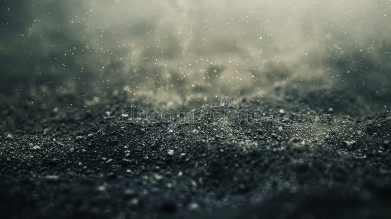 Dramatic Dark Earth Texture with Sparkling Particles Background Stock ...
