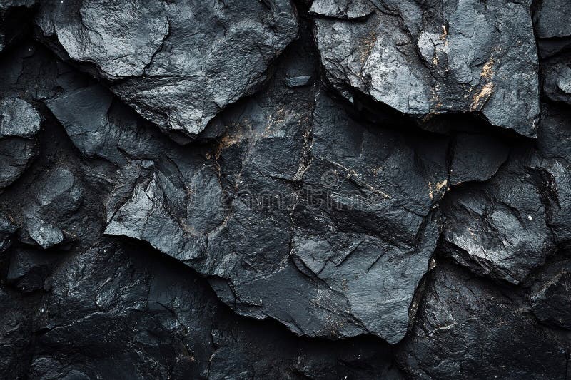 Dark Gray Stone Texture on Black: Abstract Background, Rugged ...