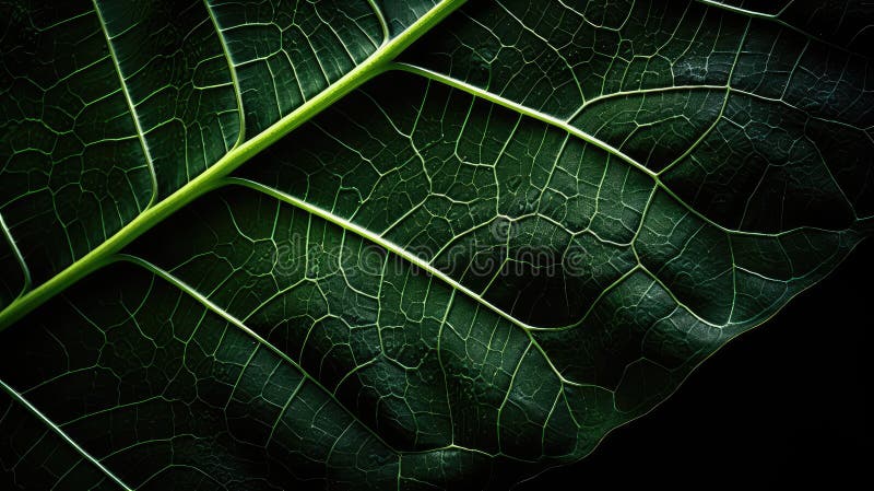 Dramatic dark leaf stock illustration. Illustration of moody - 319360327