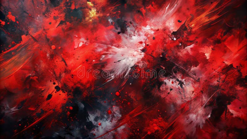 Dramatic Dark Red and Black Abstract Texture Intense Emotions and ...