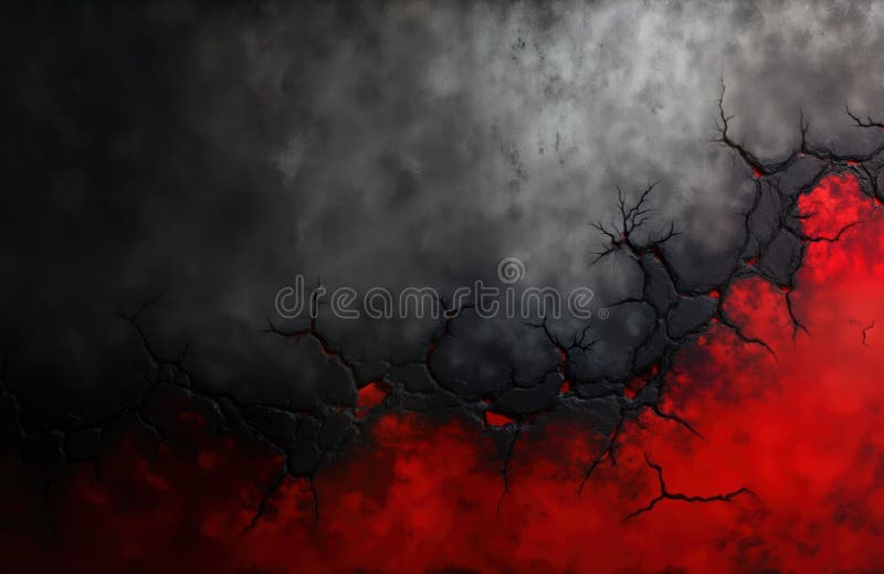 Dramatic Dark Red, Black Grunge Texture Evokes Feeling of Doom ...