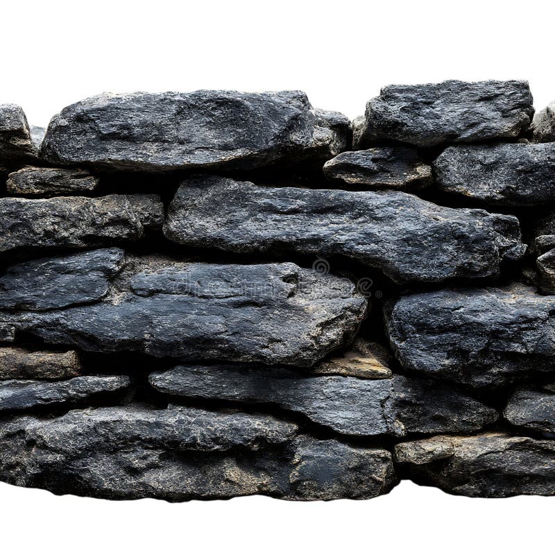 Dramatic Dark Stone Wall Texture Seamless Background for Design ...