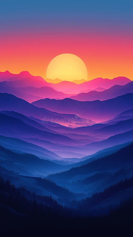 Dramatic Dark-themed Mobile Phone Wallpaper Featuring a Mountain River ...