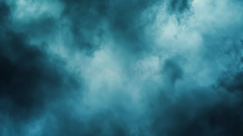 Dramatic Dark Turquoise Storm Clouds Background. Weather Forecast ...