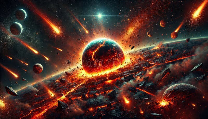 Earth S Apocalyptic Explosion - an Artificially Intelligent Depiction ...