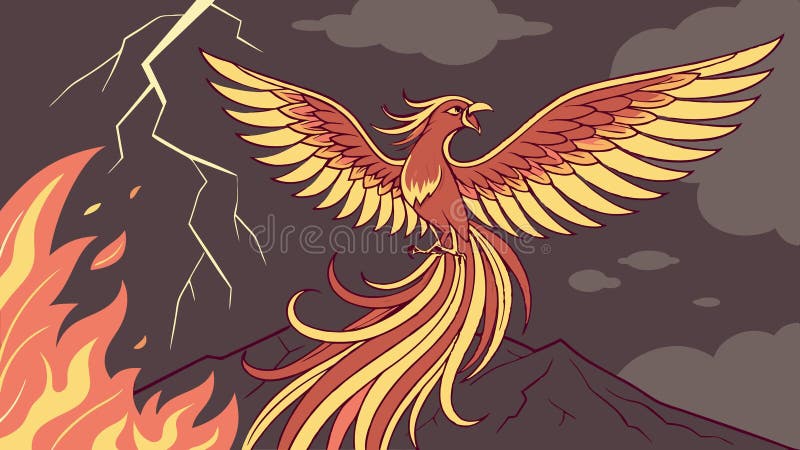 Fiery Phoenix Rising from Flames, Mythical Rebirth and Powerful Symbol ...