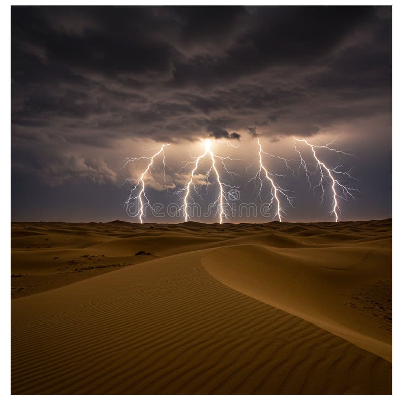 A Dramatic Desert Landscape with Undulating Sand Dunes in the ...