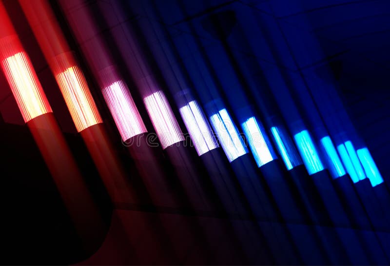 Dramatic Diagonal Orange Light Rays Illustration Background Stock Image ...