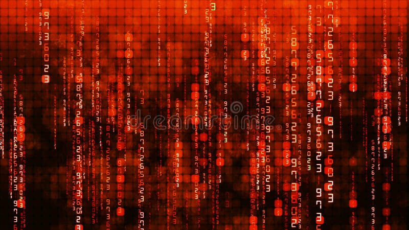 A Dramatic Digital Presentation Showing a Vibrant Red and Deep Black ...