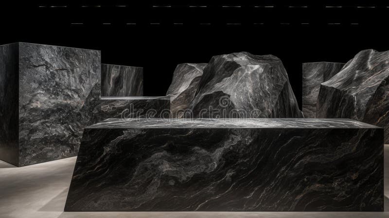 Dark Marble Rock Formation Display Stock Photos - Free & Royalty-Free ...