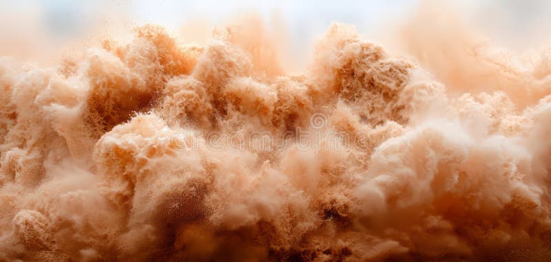 A Dramatic Display of Swirling Dust Clouds Creating a Mesmerizing Scene ...