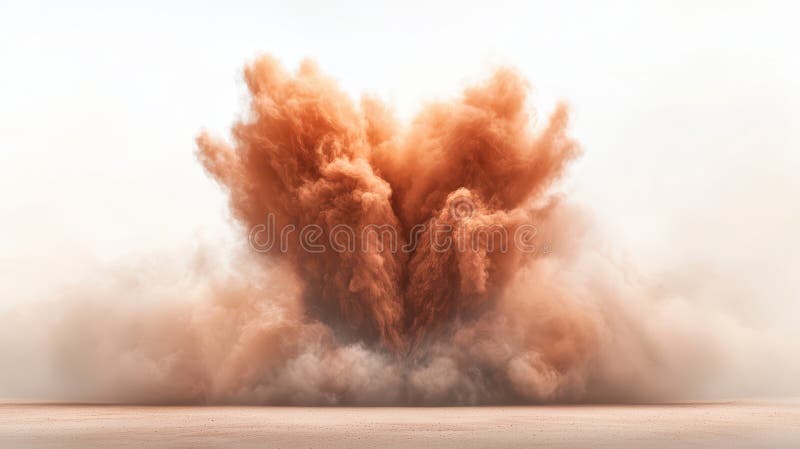 Dramatic Dust Explosion, a Captivating Display of Power and Energy in ...