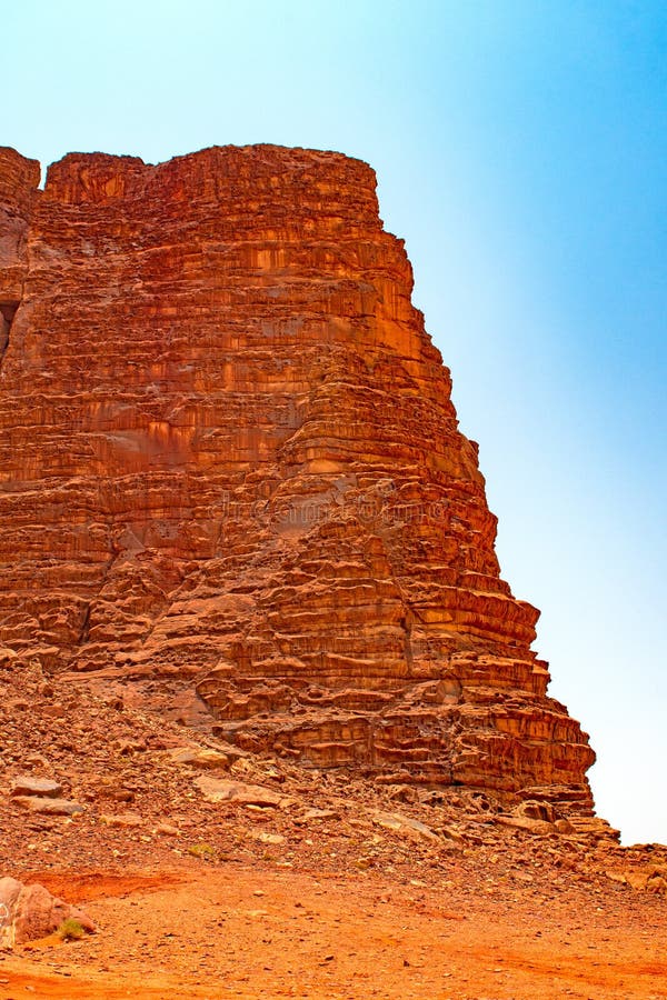 Dramatic Escarpment in the Desert Stock Photo - Image of eroded ...