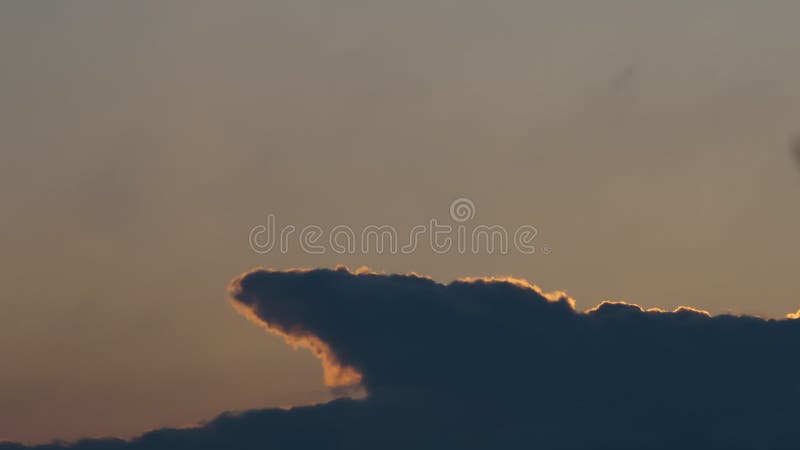 Dramatic Evening Sky, Dark Clouds, Moody Sunset Stock Photo - Image of ...