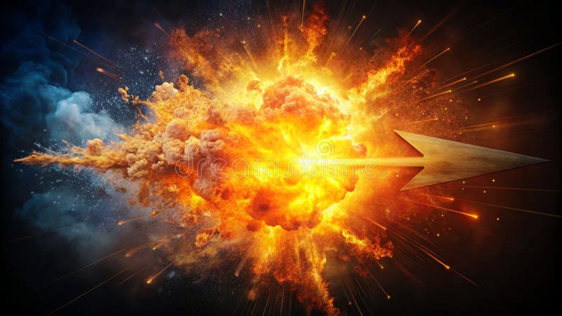 A Dramatic Explosion Captured in the Midst of Motion Indicated by a ...