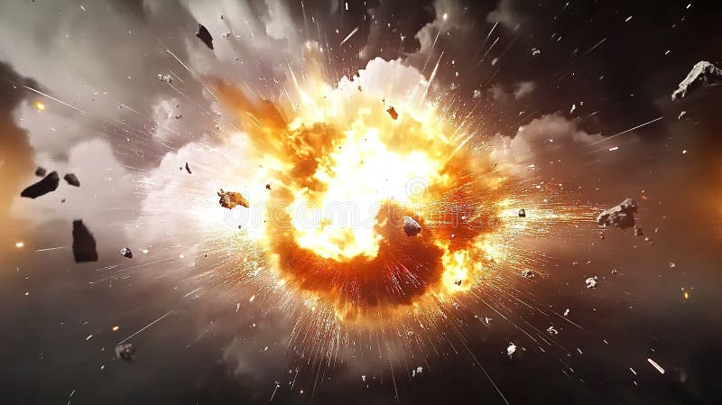 Dramatic Explosion during a Dynamic Eruption with Flying Debris and ...