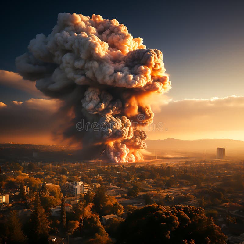 Dramatic Explosion in Israeli City Urban Chaos Unleashed, Generative Ai ...