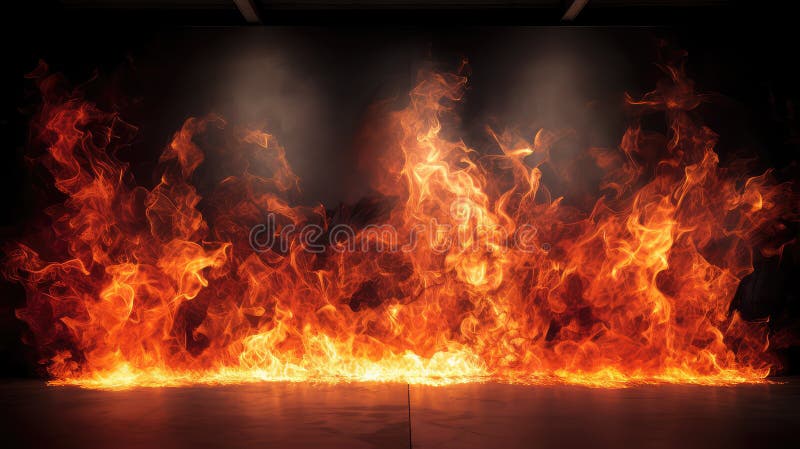 Dramatic fire design stock illustration. Illustration of dynamic ...