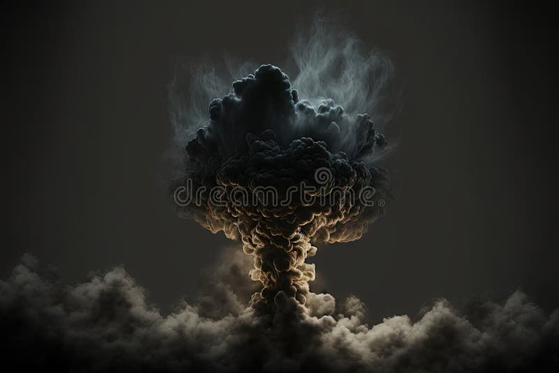 Dramatic Fire Smoke in Black. Menace, Alarm, and Danger Stock ...