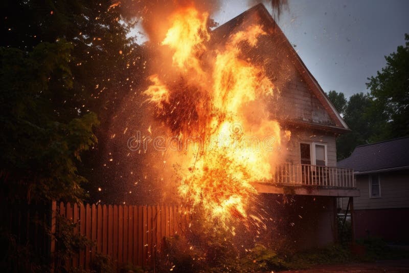 Dramatic Fire Sparks Flying in the Air Stock Photo - Image of sparks ...