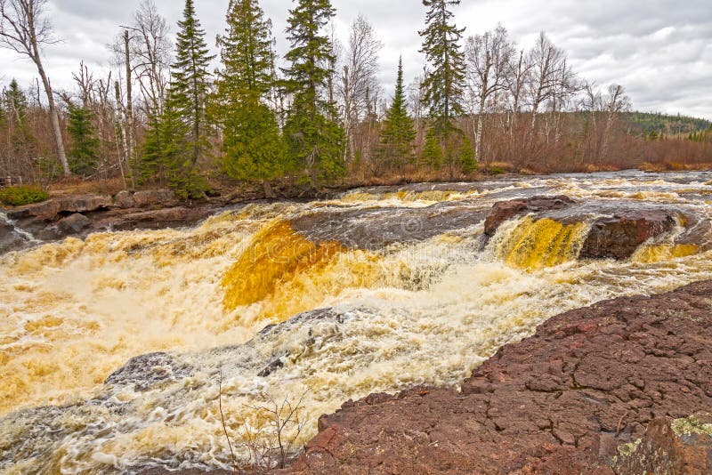 Dramatic Flood Waters in the Spring Stock Photo - Image of erosion ...