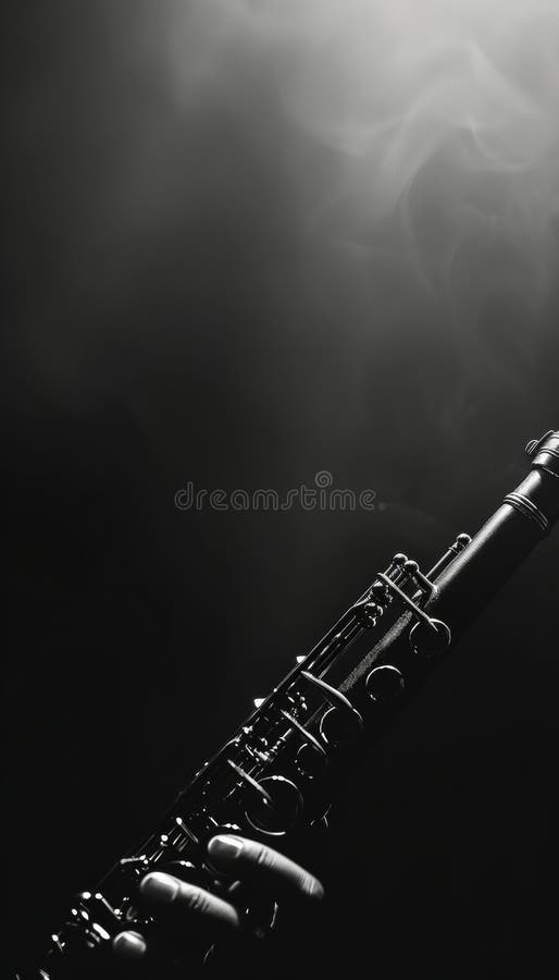 Dramatic Flute Background with Contrasting Shadows for an Atmospheric ...