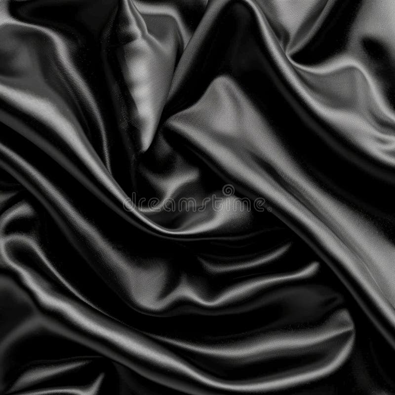 Dramatic Folds and Billowing Swathes of Luxurious Satin Fabric Create ...