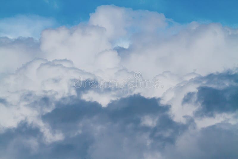 Dramatic Formation of Cumulus Clouds Stock Photo - Image of ...