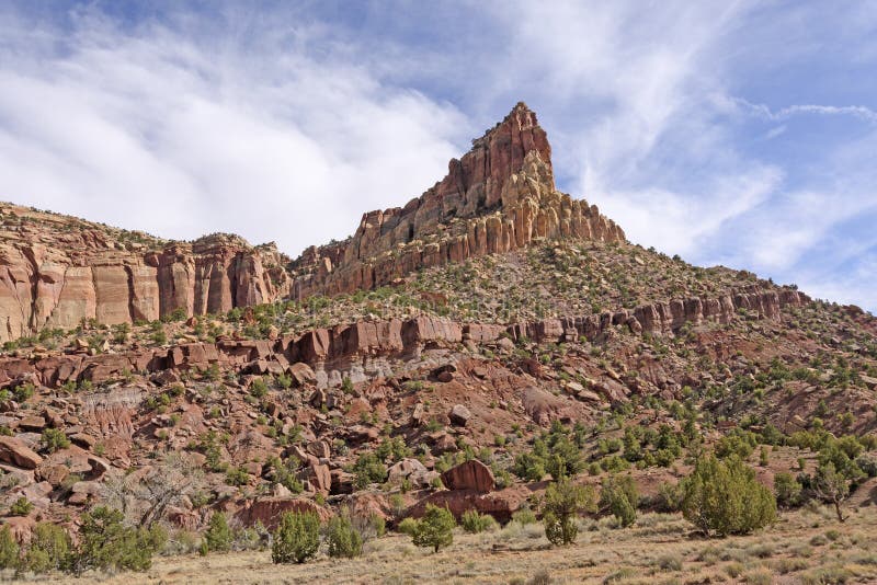 Dramatic Formations in a Desert Canyon Stock Photo - Image of geology ...